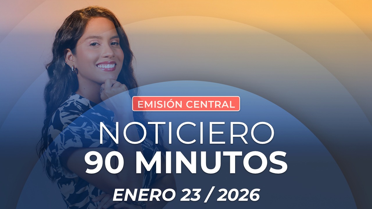 Emisión central Noticiero 90 Minutos - 23 de enero de 2026